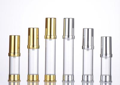 China SGS 10ml Mini Sample Airless Makeup Pump Small Empty Lotion Bottles for sale