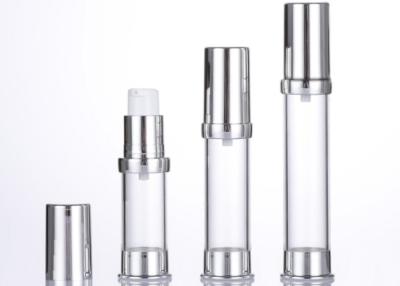 China 15ml Serum Cosmetic Airless Bottle Luxury 33mm Dia With Spray Dispenser Pump for sale