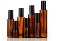 China 50ml Amber Glass Pump Bottles for sale