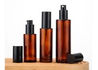 China 50ml Amber Glass Pump Bottles for sale