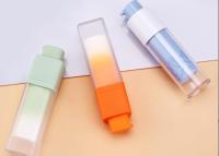 China Frosted Cosmetic Airless Bottle Double Walled 50ml Airless Lotion Bottle for sale