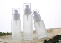 China SGS Luxury 100ml Cosmetic Pump Bottle 16.3cm High  For Facial Serum for sale