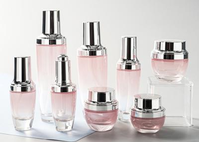 China Electroplated 30ml 50ml Glass Perfume Bottle Luxury Cosmetic Bottle Set for sale