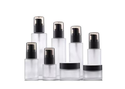 China Transparent Frosted Empty Cosmetic Pump Bottle 100Ml With Duckbill Lid for sale
