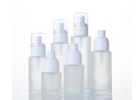 China Transparent Frosted Empty Cosmetic Pump Bottle 100Ml With Duckbill Lid for sale