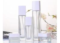 China Smooth Neck Clear Empty Cosmetic Bottles 100ml Glass Lotion Bottle for sale