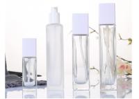 China Smooth Neck Clear Empty Cosmetic Bottles 100ml Glass Lotion Bottle for sale