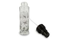 China Dustproof 100ml Hair Oil Bottle Round Makeup Pump Bottle With Black Caps for sale