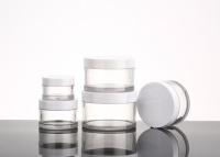 China Refillable 250ml Cream Jar , Clear Plastic Pet Jars Heat Resistance for sale