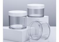 China Refillable 250ml Cream Jar , Clear Plastic Pet Jars Heat Resistance for sale