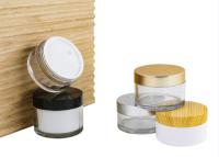 China 4 Ounce Frosting Plastic Cosmetic Jar Seal White Face Cream Containers Thick Wall for sale
