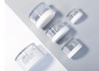 China Unbreakable 15ml Mini PET Cosmetic Jar Travel Cream Jar Low Profile for sale