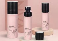 China 80ml Matte Pink Pet Plastic Cosmetic Bottle for sale