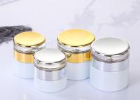 China Pearl White 20-120ml Luxury Cosmetic Bottle Set 30g Face Cream Jar Recyclable for sale