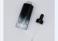 China Recyclable 20ml Dropper Bottles , Essential Oil Packaging Bottles Black Anti slip for sale