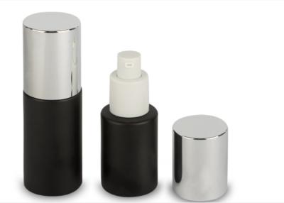 China Light Proof Glass Skincare Lotion Bottle 30ml Serum Pump Bottles for sale