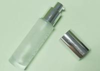 China Clear Cosmetic Serum Bottles 50ml Empty Skincare Containers With Silver Dropper Lid for sale