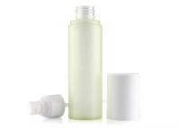 China Green Frosted 120ml Refillable Perfume Spray Bottle 4oz Plastic Mist Spray Bottles for sale