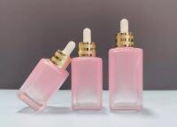 China 30ml 15ml Frosted Glass Dropper Bottles Face Serum Essential Oil Vials for sale