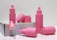 China Multicolor 5ml 10ml Empty Cosmetic Bottles Matte Glass Serum Dropper Bottle for sale