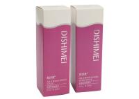 China Recyclable 375gsm  Cosmetic Paper Packaging Flat Pack Box Tuck Top Custom Printed for sale