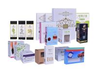 China Custom Printed 375gsm Skincare Paper Box Holographic Cosmetic Packaging Paper Box for sale