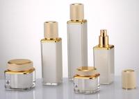 China Cosmetic Packaging Acrylic  30g Cream Jar 100ml Lotion Pump Bottle for sale