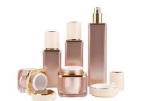 China Cosmetic Packaging Acrylic  30g Cream Jar 100ml Lotion Pump Bottle for sale