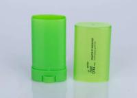 China Mini Round 15g PP Plastic Deodorant Containers Hotstamping Printing for sale