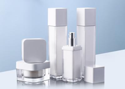 China 30ml 50ml Acrylic Cosmetic Bottle And Jar for sale