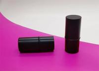China Empty Travel Set Round AS Plastic Deodorant Containers 8g Black for sale