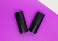 China Empty Travel Set Round AS Plastic Deodorant Containers 8g Black for sale
