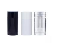 China Black Bottom Filled AS Plastic Deodorant Containers Bulk 30g 30ml 77.5mm Height for sale
