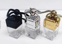 China Square Hanging Car Perfume Bottle Pendant 8ml Perfume Bottles for sale