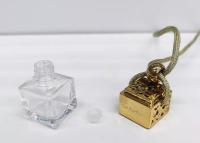 China Square Hanging Car Perfume Bottle Pendant 8ml Perfume Bottles for sale