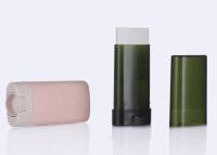 China Mini 15G White Oval Deodorant Stick Container Flat Empty Deodorant Bottles for sale