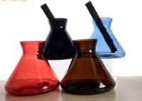 China Conical Flask Home Fragrance 200ml Reed Diffuser Glass Bottle Support Sample for sale
