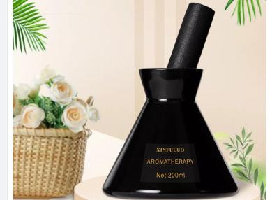 China Conical Flask Home Fragrance 200ml Reed Diffuser Glass Bottle Support Sample for sale