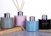 China Aluminum Cap Essential Oil 50ml Glass Diffuser Bottle 8cm Height Classic for sale