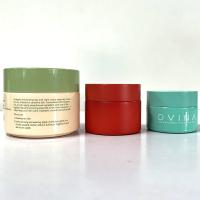 China Amber Glass Jar 50ml For Cosmetic Face Cream Packaging for sale