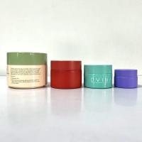 China Amber Glass Jar 50ml For Cosmetic Face Cream Packaging for sale