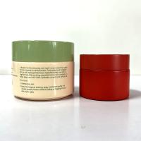 China Amber Glass Jar 50ml For Cosmetic Face Cream Packaging for sale