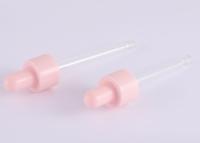China Screen Printing Pink 30ml Glass Dropper Bottles For Essential Oil for sale