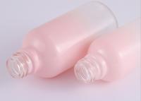 China Screen Printing Pink 30ml Glass Dropper Bottles For Essential Oil for sale