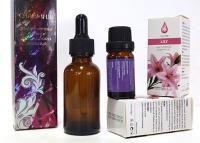 China Frosted Serum Oil Amber Cosmetics Cream Glass Bottles And Jars 10 Ml Mini for sale