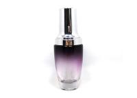 China Custom Color Glass Empty Hair Oil Bottles Hot Stamping for sale