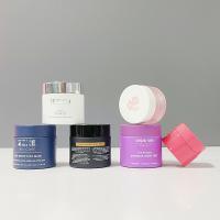 China Bright Painting Matte White Frosted Cosmetic Jars 30ml 50ml 100ml for sale