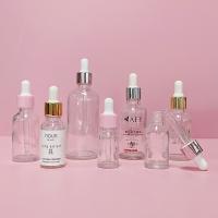 China 30ml 50ml 100ml Pink Cosmetic Dropper Bottle Hair Oil Dropper Bottle BPA Free for sale