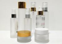 China Customization Cosmetic Pump Bottle Sets Empty Glass Cream Jar And Bottle 30ml -150ml for sale