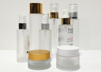 China Customization Cosmetic Pump Bottle Sets Empty Glass Cream Jar And Bottle 30ml -150ml for sale